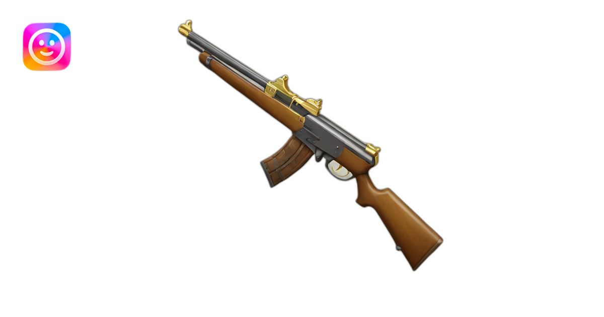 fusil de précision en or emoji | AI Emoji Generator
