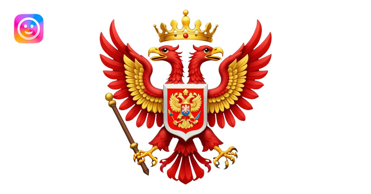 Russian Coat Of Arms emoji | AI Emoji Generator