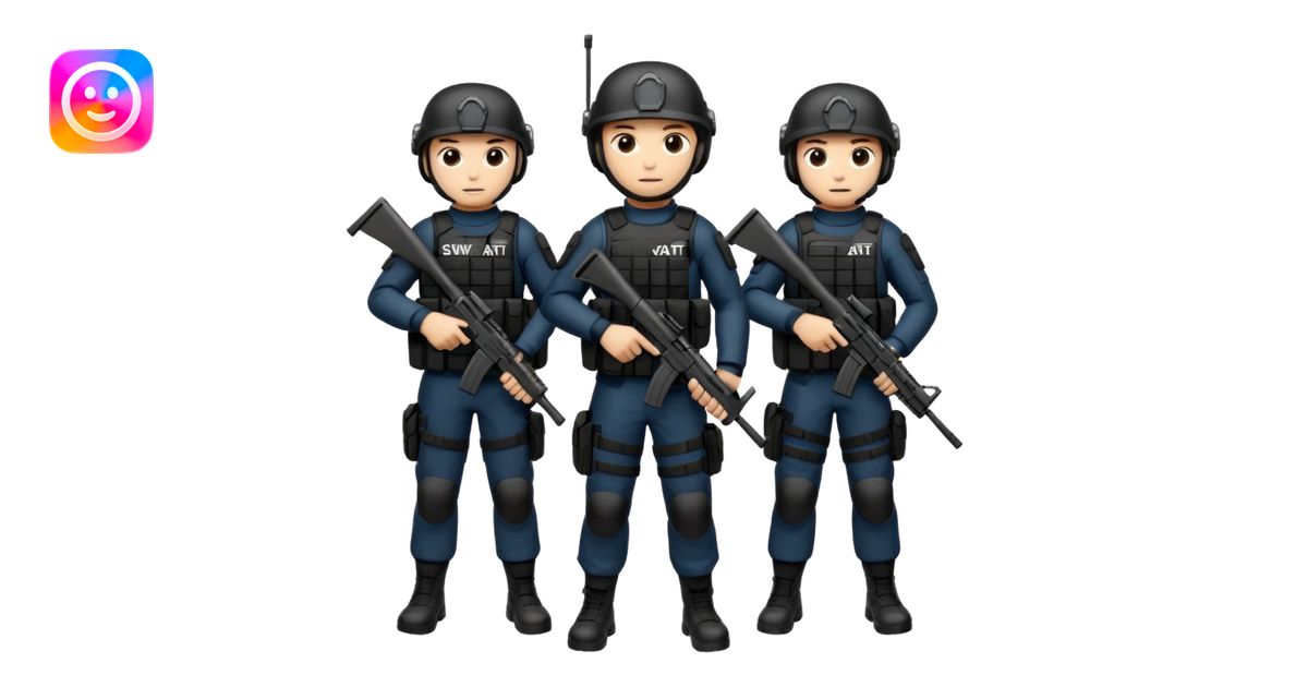 swat squad emoji | AI Emoji Generator