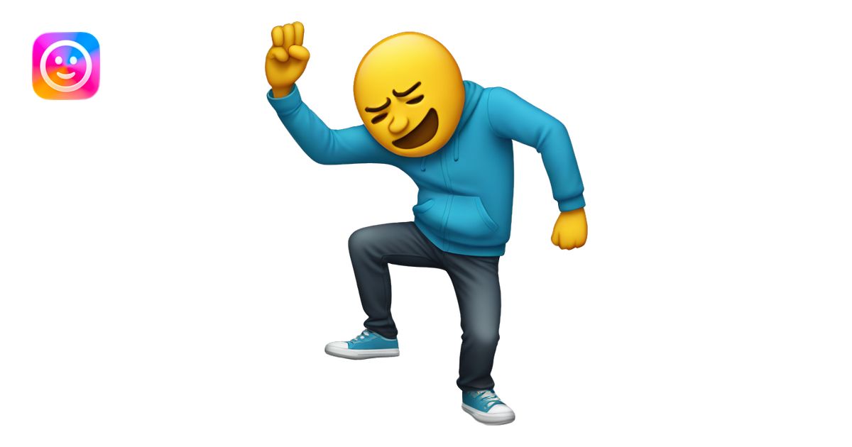 Someone dabbing emoji | AI Emoji Generator