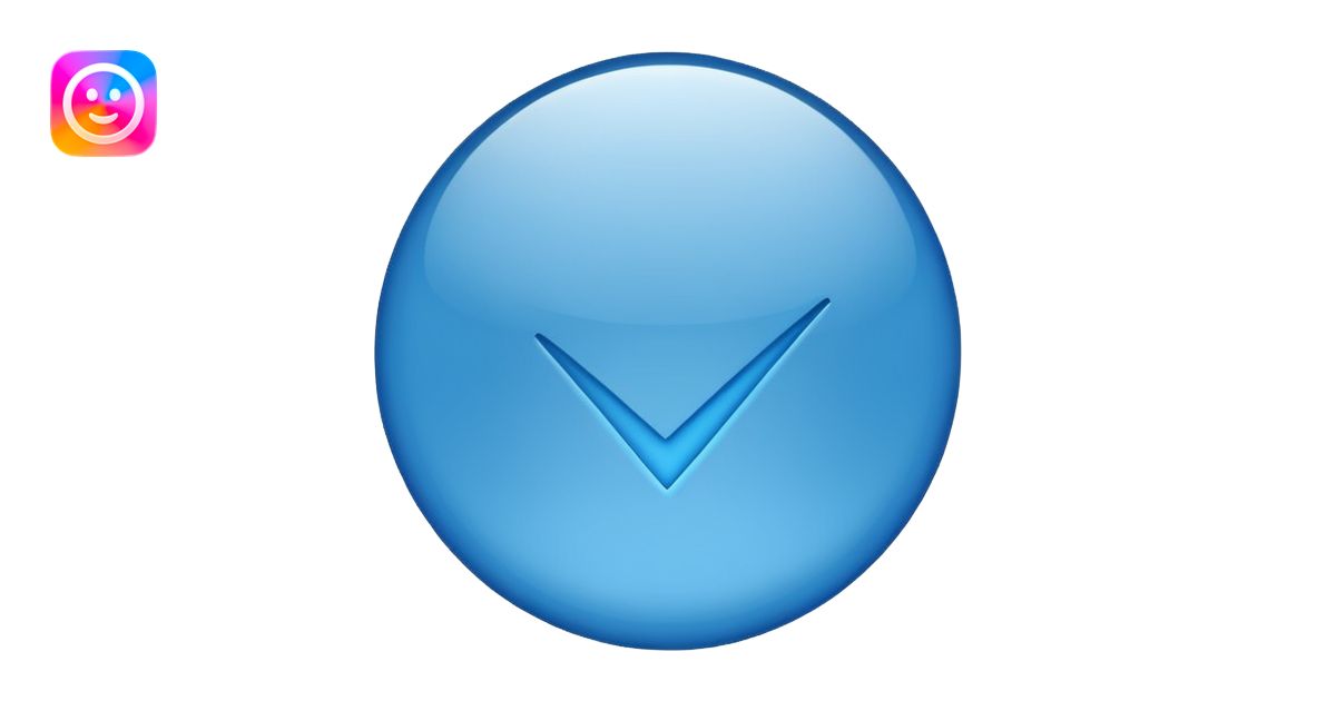 mavi tik emoji | AI Emoji Generator