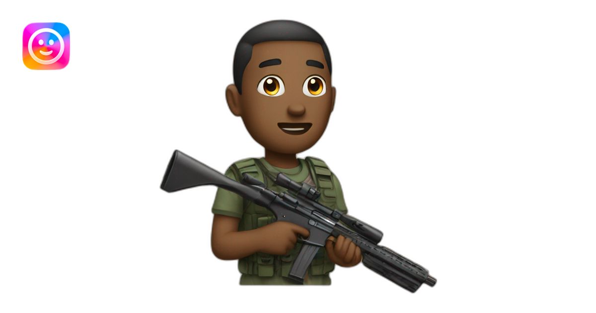 shooting the opps emoji | AI Emoji Generator