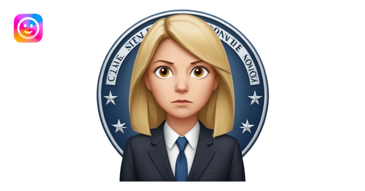 A CIA officer, looking like Carrie Mathison from the "Homeland" TV ...