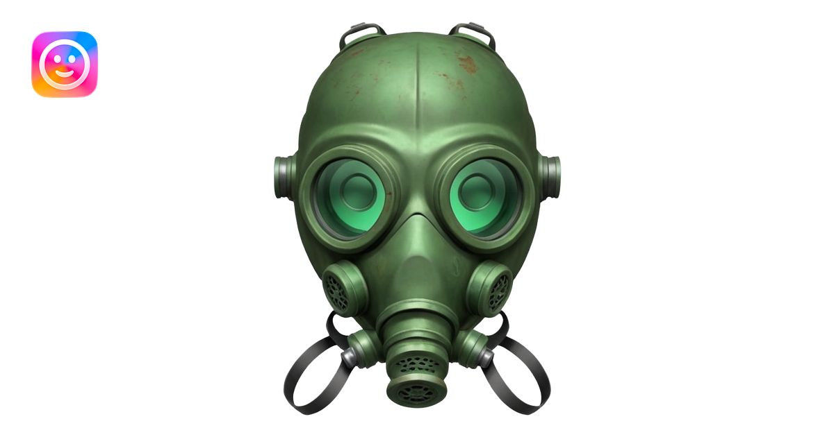 gas mask toxic emoji | AI Emoji Generator