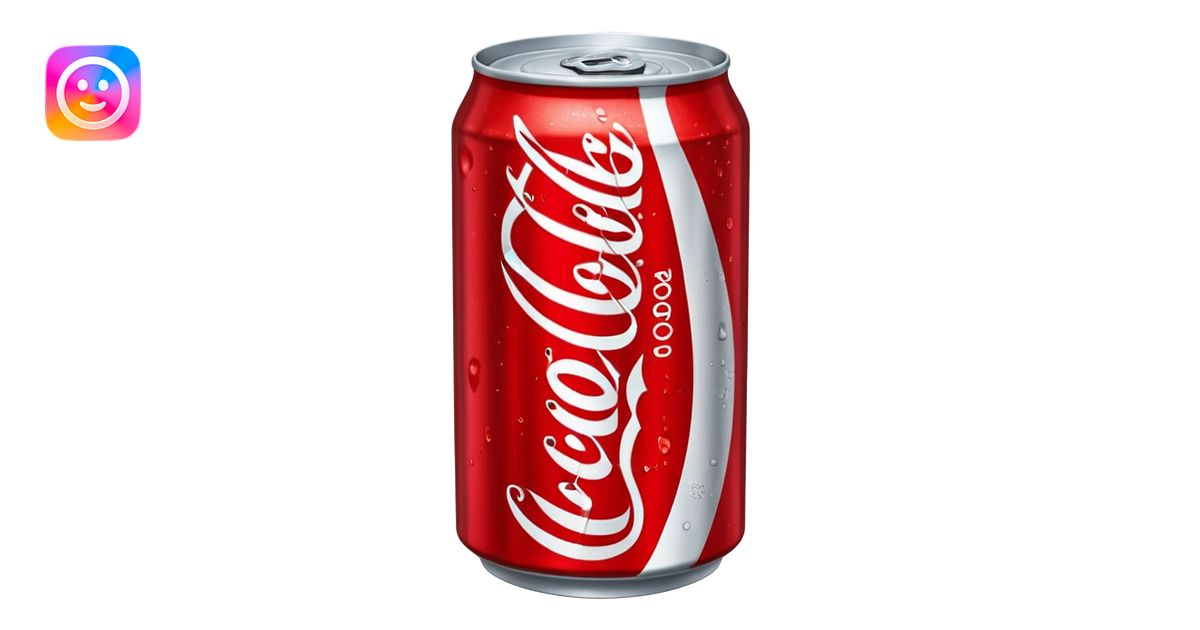 Coca cola in lattina emoji | AI Emoji Generator