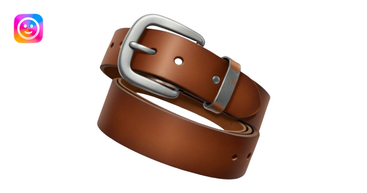 Belt in hand emoji | AI Emoji Generator