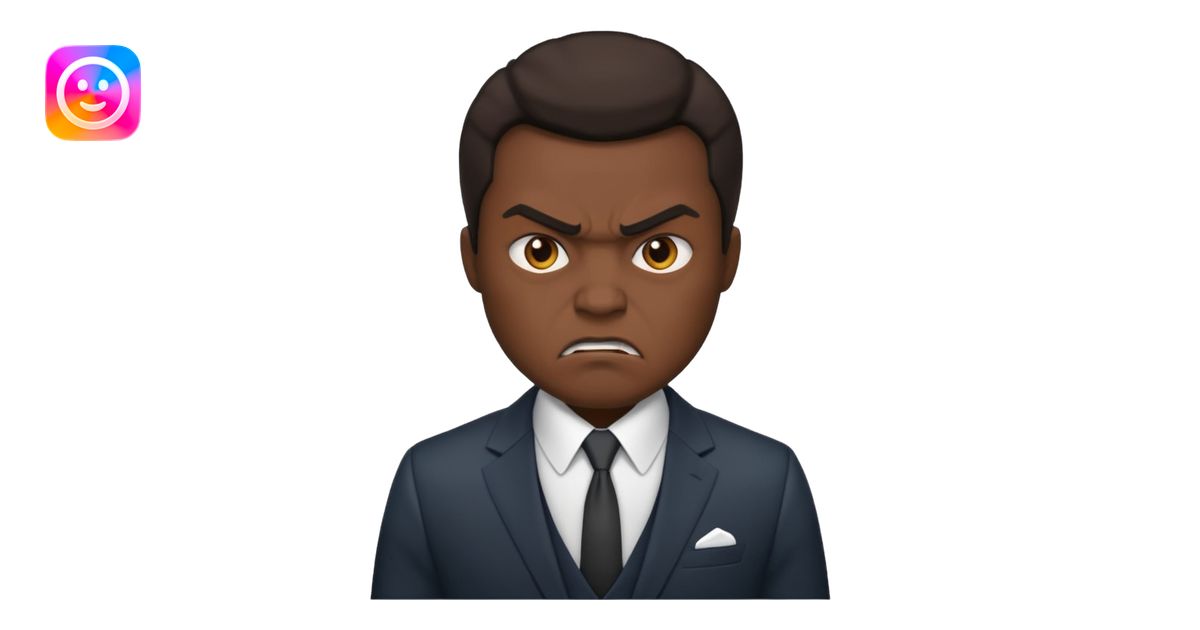 mafia boss angry emoji | AI Emoji Generator