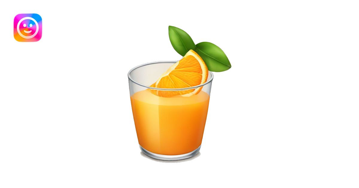 orange juice emoji | AI Emoji Generator