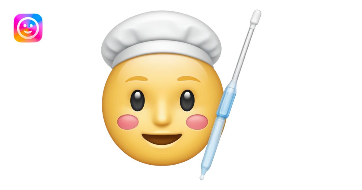 cheek swab, test kit emoji | AI Emoji Generator