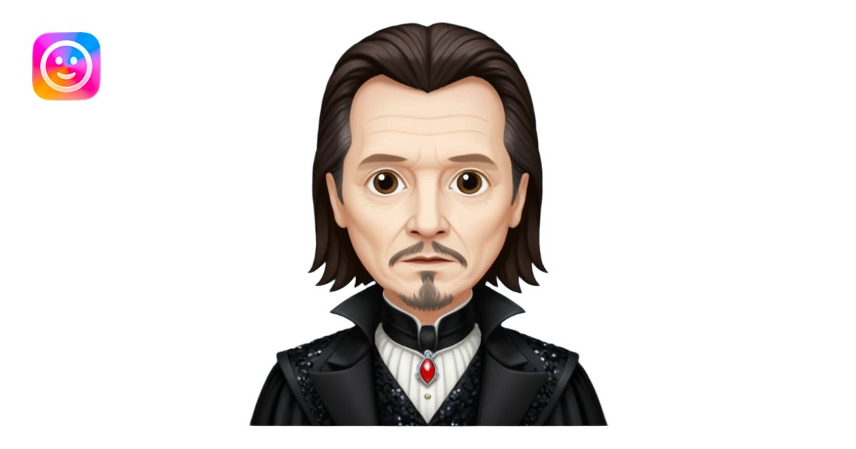Gary Oldman as Dracula with long dark brown hair, black sequin outfit ...