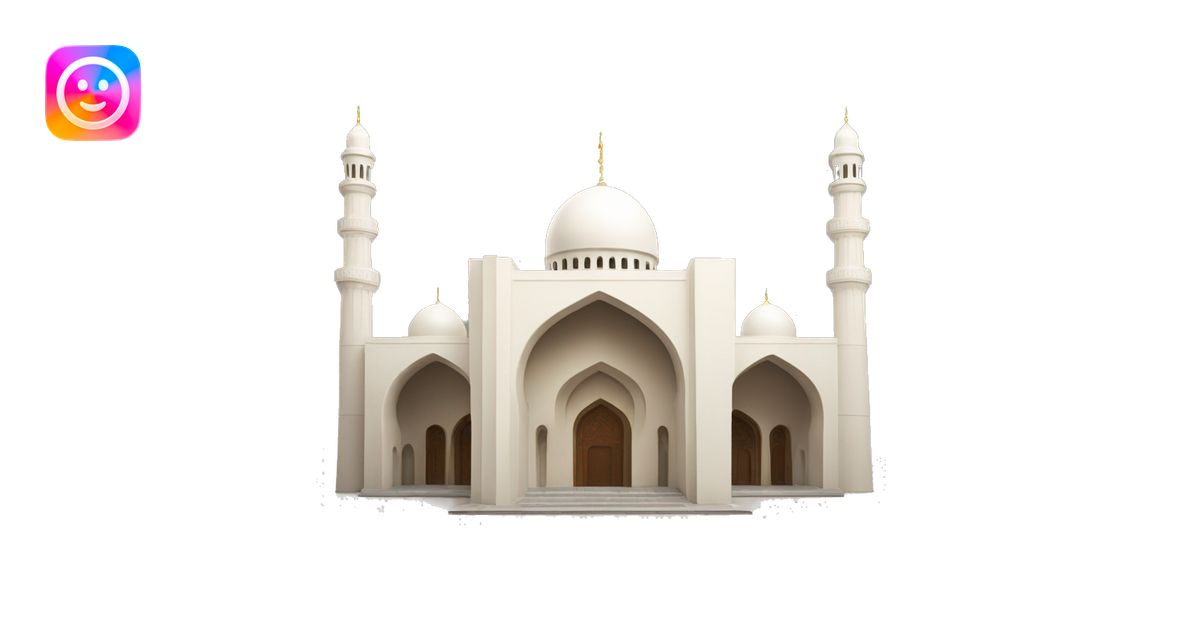 Mosque of the Prophet emoji | AI Emoji Generator