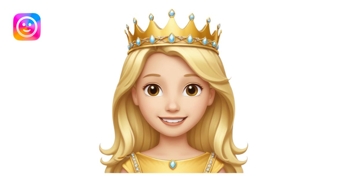 sunny princess emoji | AI Emoji Generator