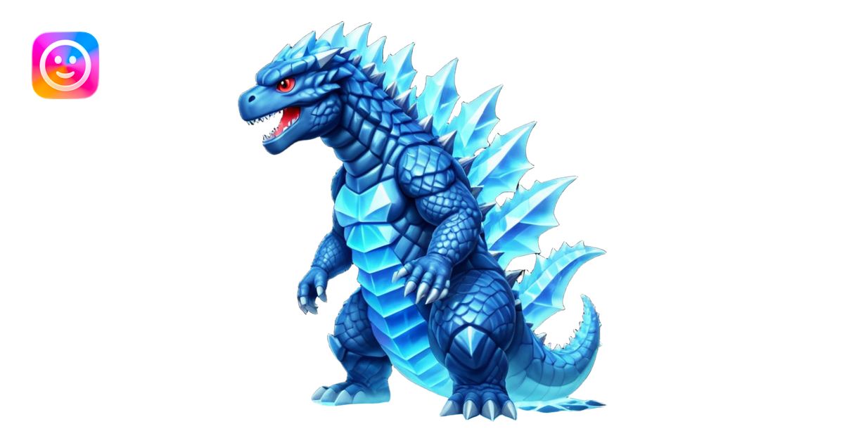 Godzilla Evolved emoji | AI Emoji Generator