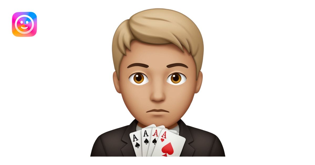 Poker face emoji | AI Emoji Generator