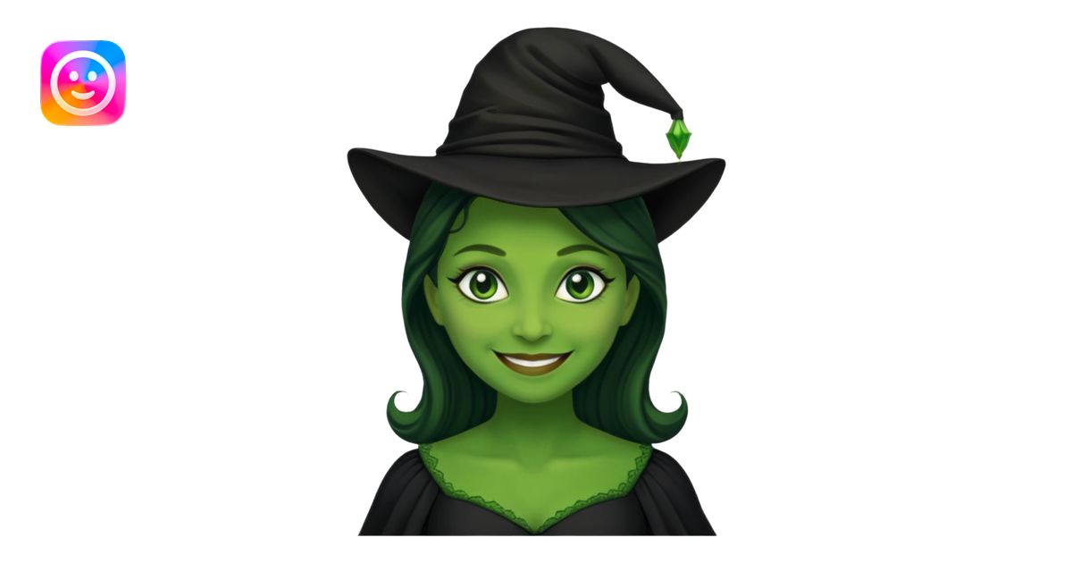 Elphaba emoji | AI Emoji Generator