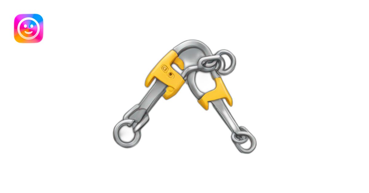 Connected chain tool emoji | AI Emoji Generator