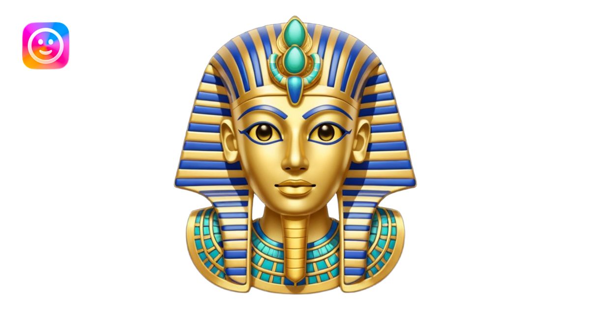 Discord emoji for "RA Silkroad", Ancient Egyptian theme, Pharaoh mask ...