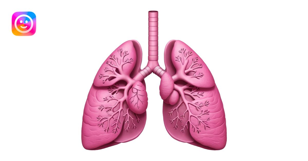breathing lungs medical issues emoji | AI Emoji Generator