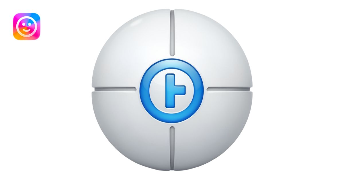 i want a white ball with a plus sign like the smash bros logo emoji ...
