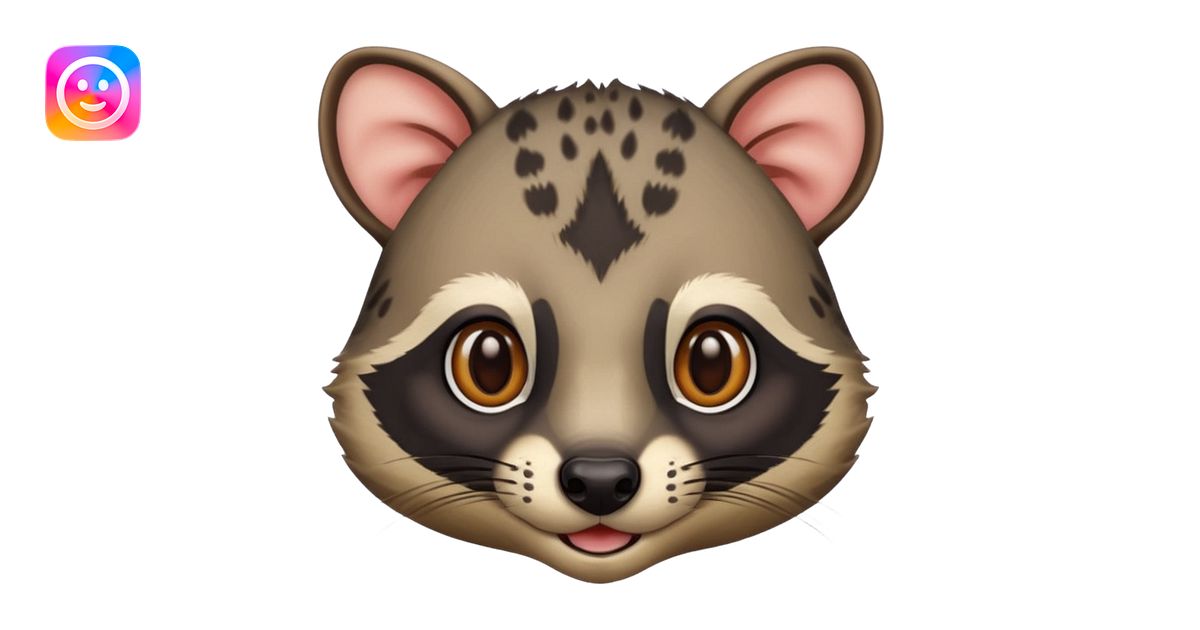 yummy face on civet emoji | AI Emoji Generator