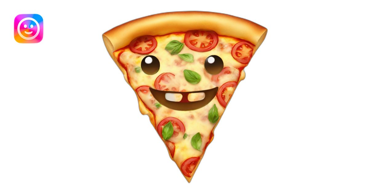 smile pizza emoji | AI Emoji Generator