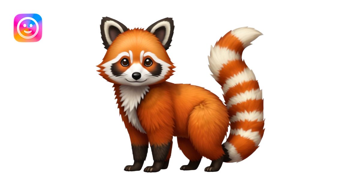 Realistic 4-legged quadrupedal Red-Panda-Lemur-Raccoon-Dog-Red-Fox ...