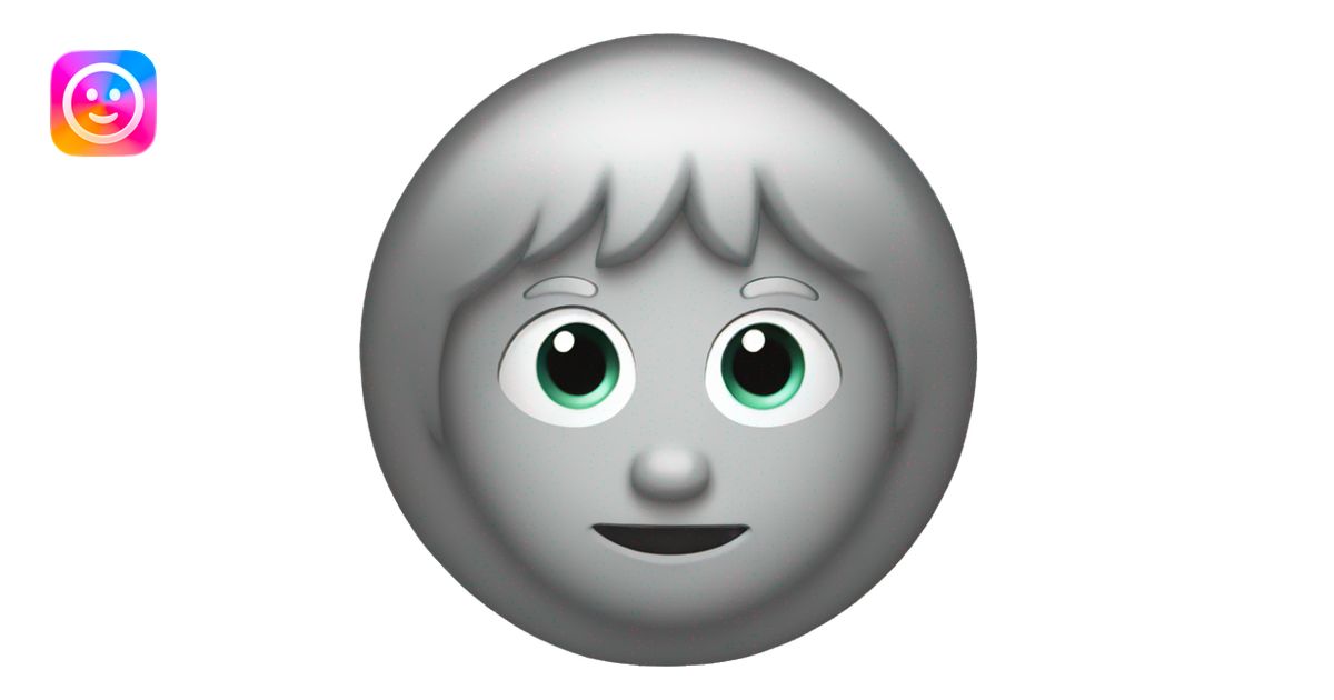 grey circle emoji | AI Emoji Generator