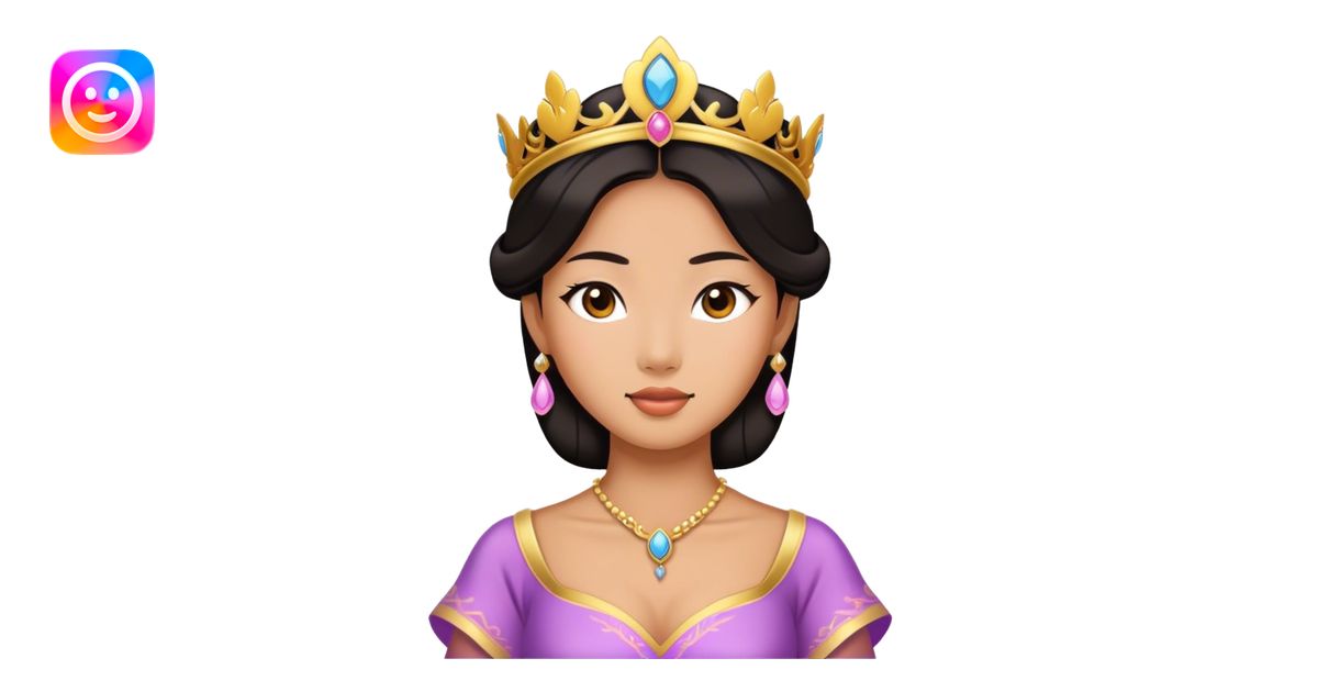 Asian princess emoji | AI Emoji Generator