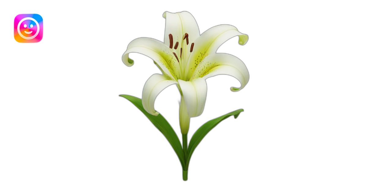 lily flower emoji | AI Emoji Generator