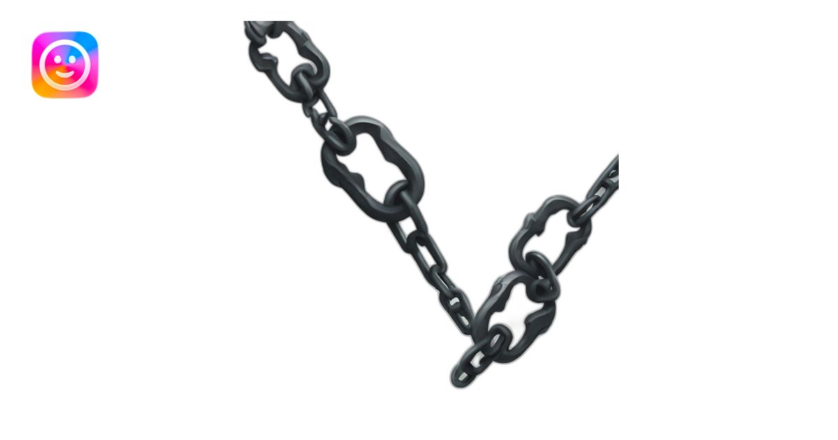 Broken chain emoji | AI Emoji Generator