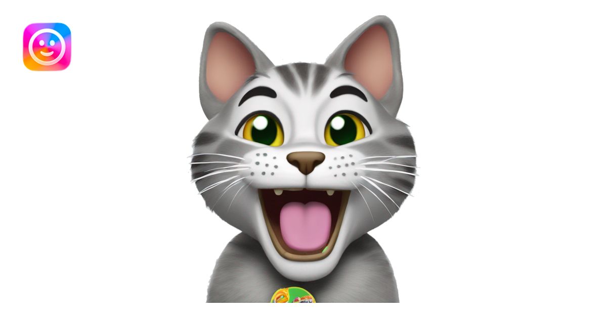 crusty the cat from Chuck e cheese emoji | AI Emoji Generator