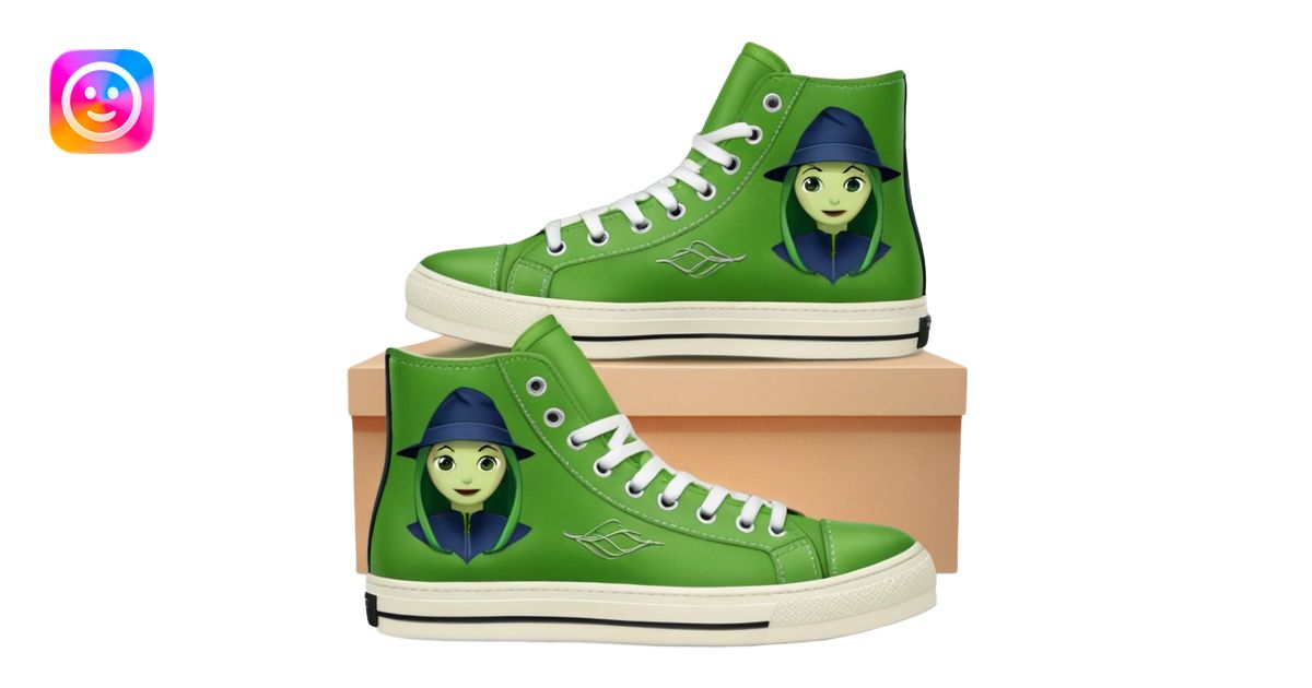 Elphaba sneakers emoji | AI Emoji Generator