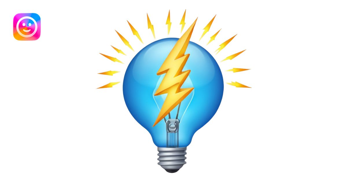 carbon to electricity emoji | AI Emoji Generator