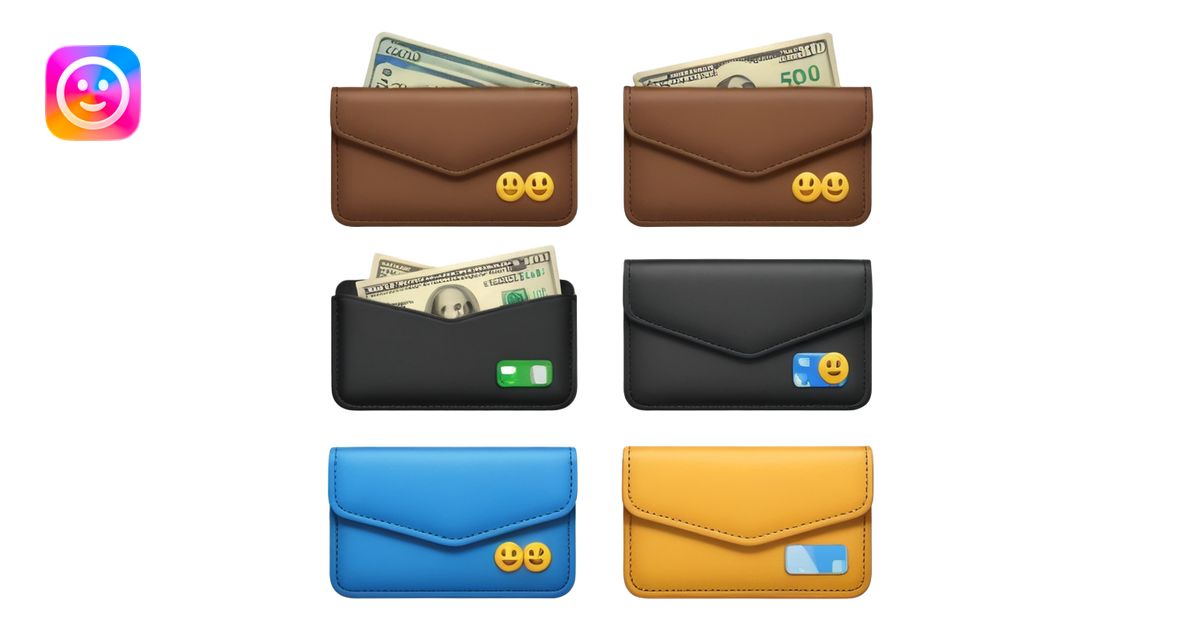 Two wallets side by side, one empty with overdraft fee -$35, one full ...