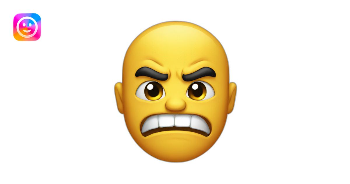 angry smile emoji | AI Emoji Generator