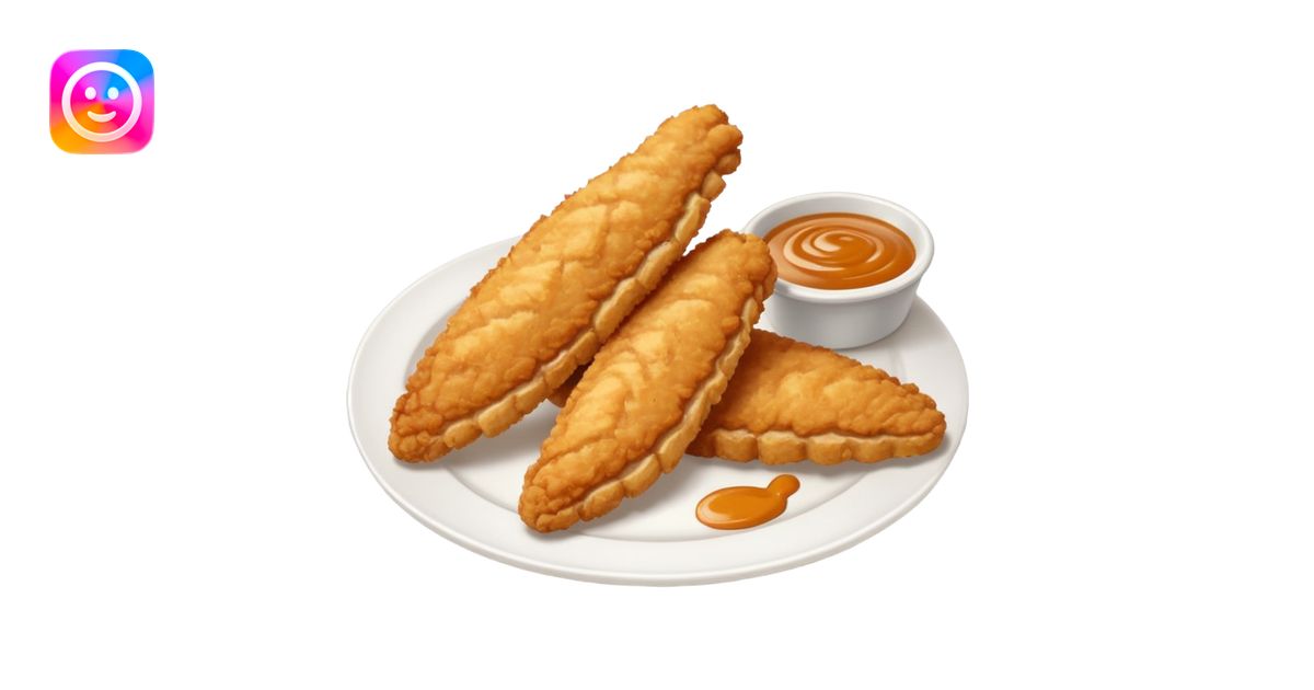 Chicken Tenders, Texas Toast, & Sauce emoji | AI Emoji Generator