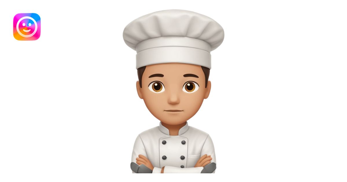 Serious Head Chef – arms crossed, clean uniform, focused expression ...