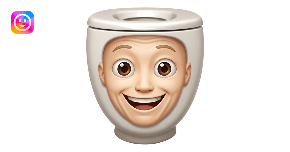 a human head, often with a distorted, grinning expression, emerging ...
