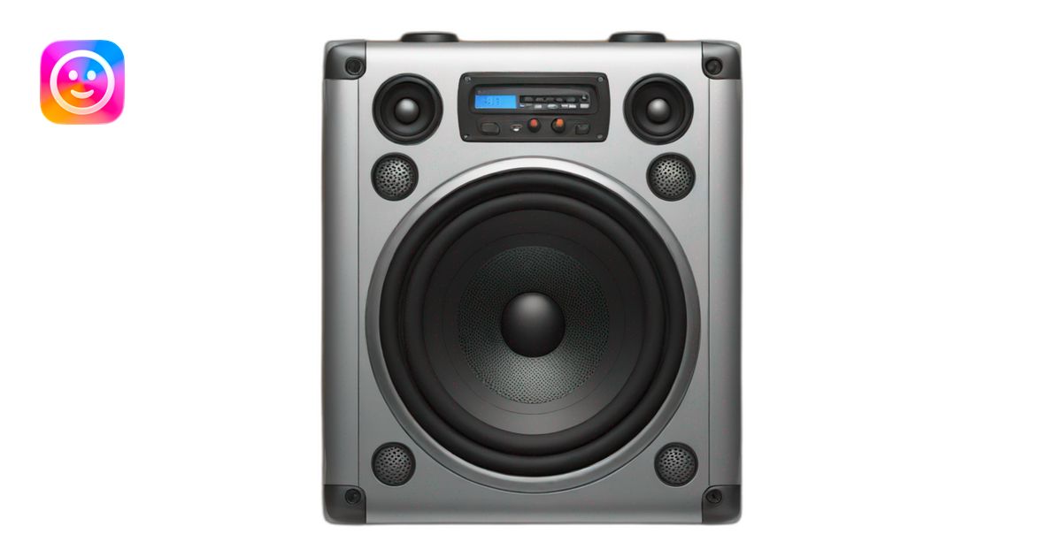 Sound System emoji | AI Emoji Generator