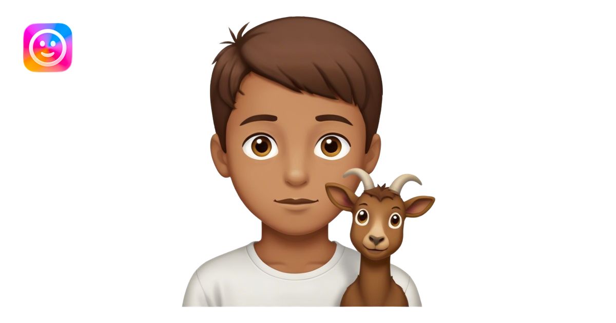 boy with brown hair and brown eyes and a goatie saying the word „poki ...