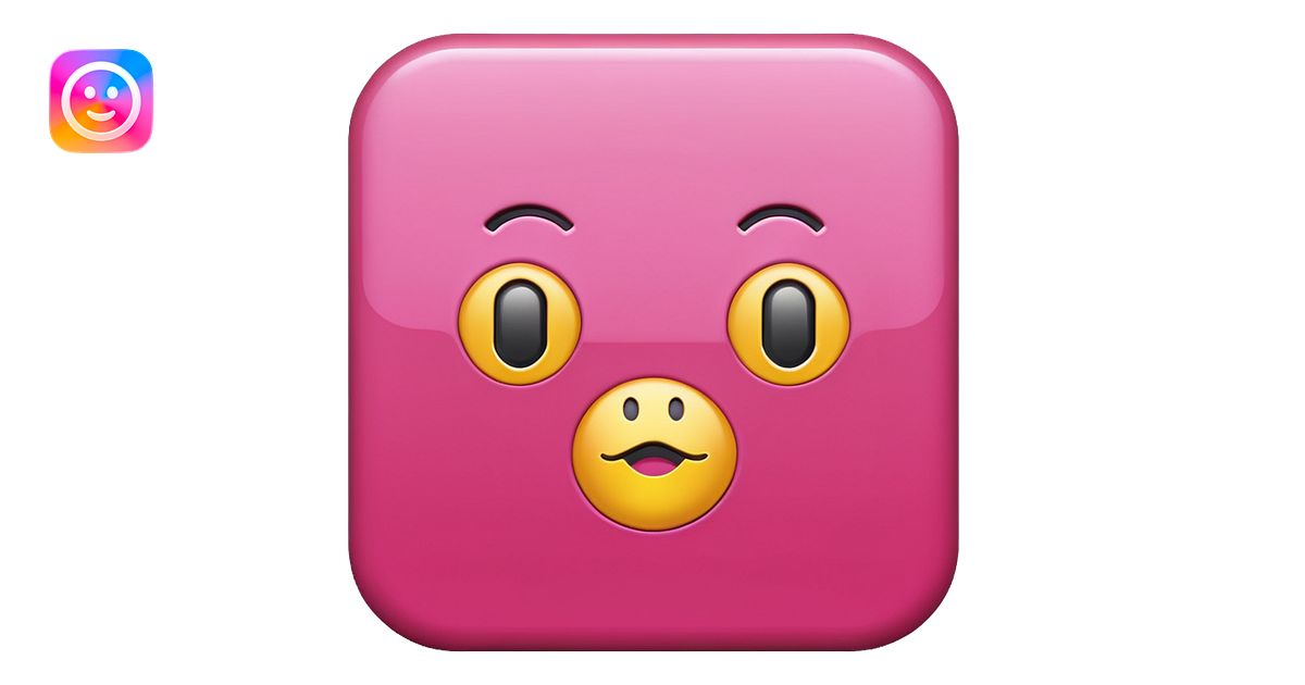 pink google play store emoji | AI Emoji Generator