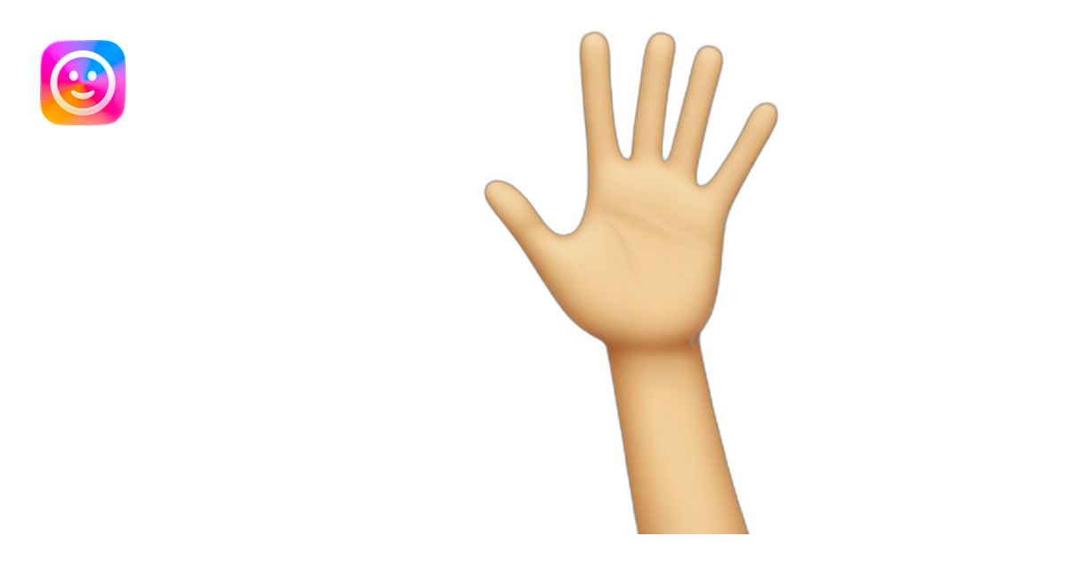 self high five emoji | AI Emoji Generator