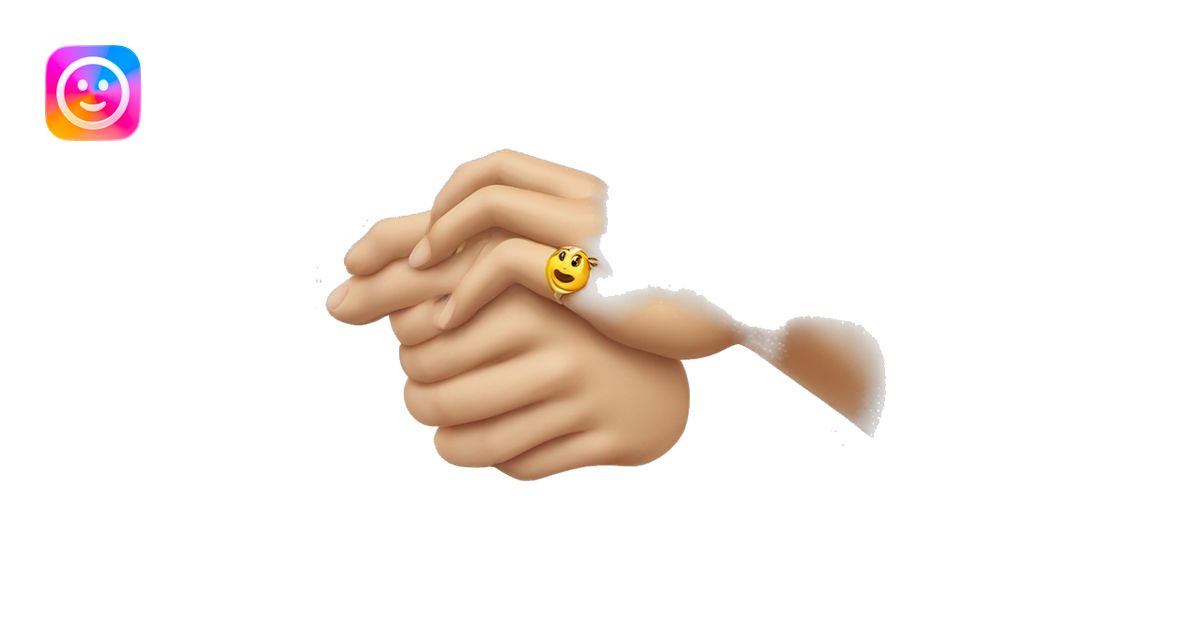Deux doigts avec une bague emoji | AI Emoji Generator