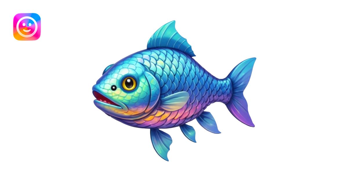 cat fish being fished emoji | AI Emoji Generator