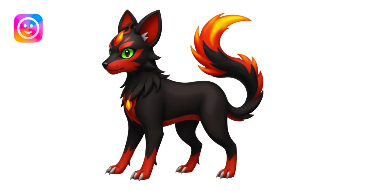 Liepard-Houndoom-Litten-Sprigatito-Pokémon-fusion-creature (full body ...