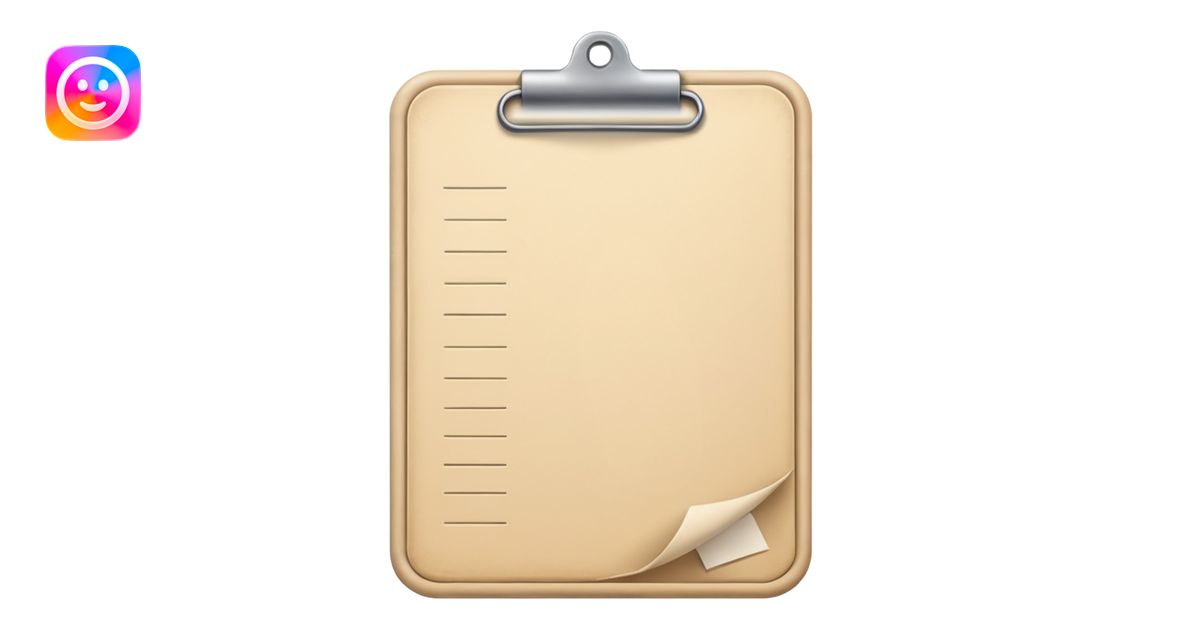 beige to do list without pencil emoji | AI Emoji Generator