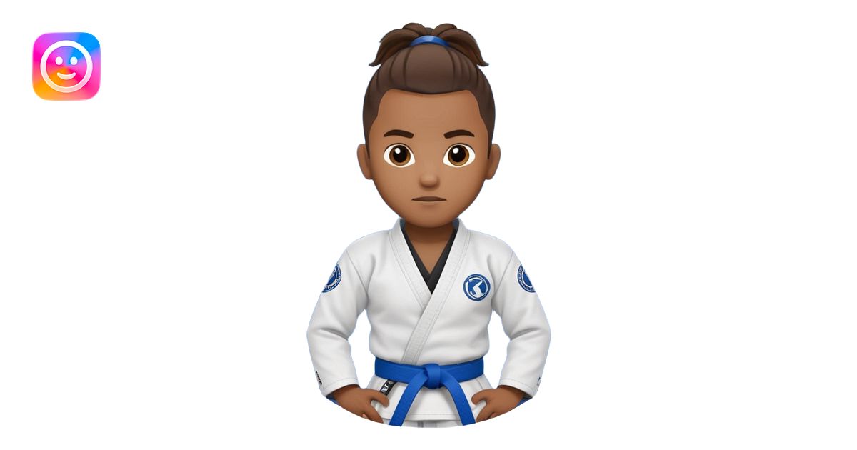 black jiu jitsu instructor with ponytail and a low taper fade sides ...
