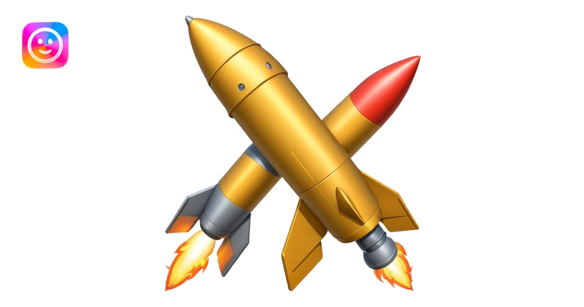 Missile rocket launcher emoji | AI Emoji Generator