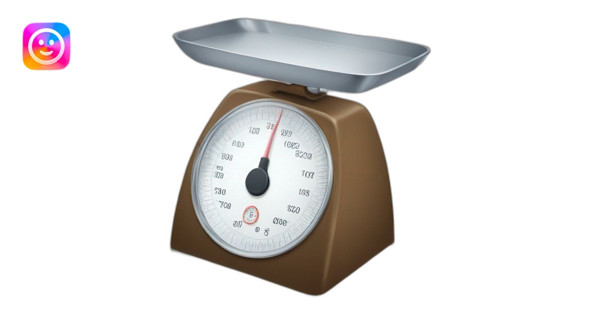 Weighing scale emoji | AI Emoji Generator