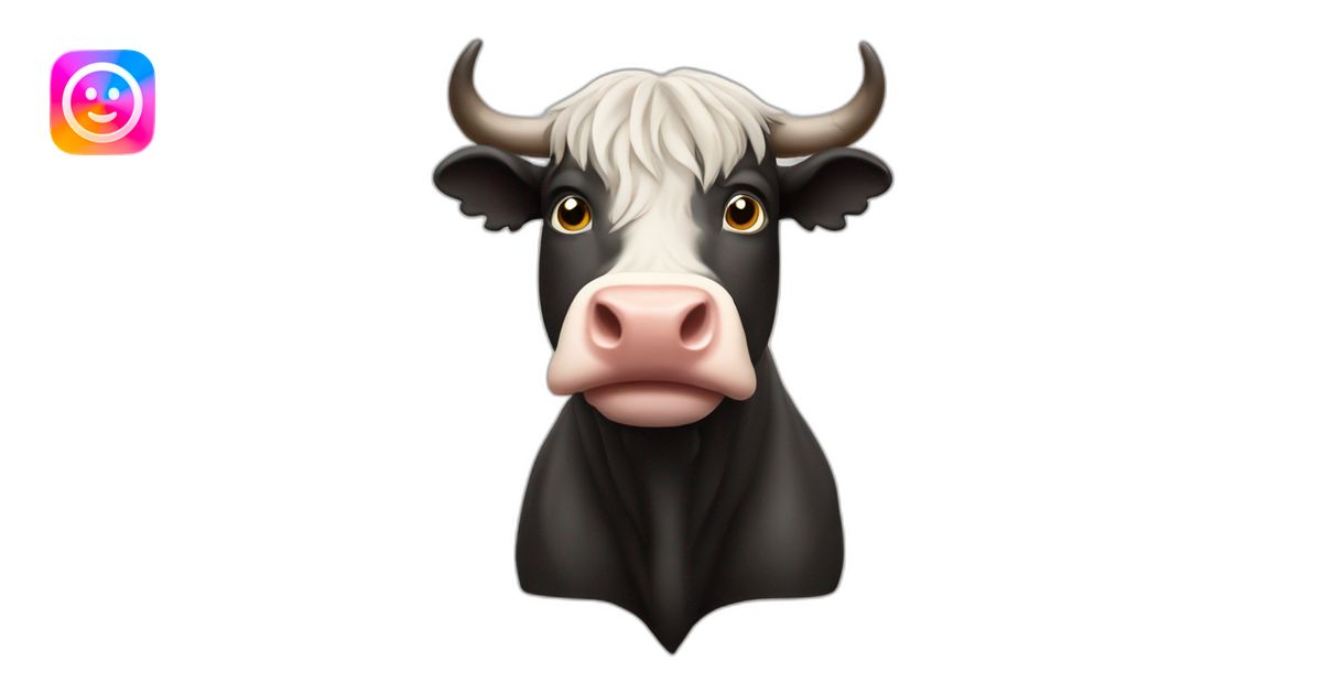 angus bull emoji | AI Emoji Generator